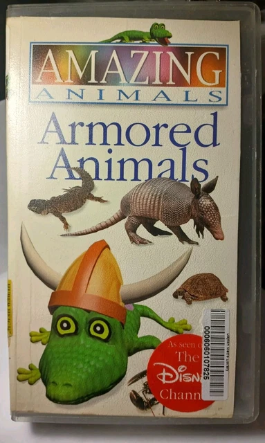 AMAZING ANIMALS: ARMORED Animals VHS Tape 1997 As Seen On Disney ...