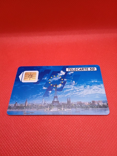 TELECARD CARTE TELEPHONIQUE Card Phone 50 Unites Dimension Europeenne ...