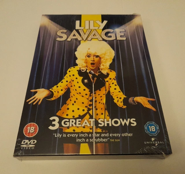 LILY SAVAGE 3 Great Shows Stand-Up Comedy Legends Very Rare UK R2 DVD ... LILY SAVAGE 3 Great Shows Stand-Up Comedy Legends Very Rare UK R2 DVD ...