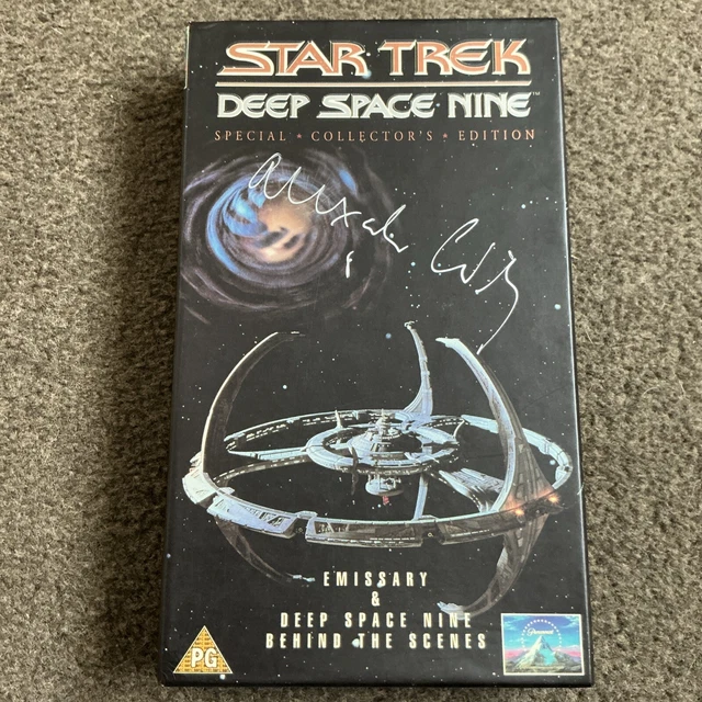 DEEP SPACE NINE Star Trek Collector's Edition VHS “Emissary” SIGNED £10.00 - PicClick UK