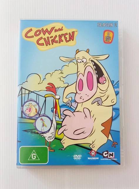 COW AND CHICKEN - Season 2 (DVD, 2010) Animation Region 4 Rare LIKE NEW ...