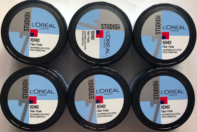 L'ORÉAL PARIS STUDIO Line FX Remix Fiber-Paste 6 x 150 ml EUR 34,99 ...