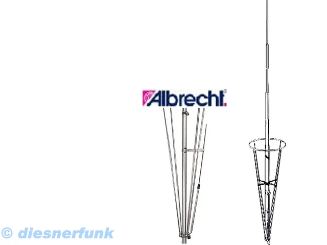 CB RADIO HIGH BASE STATIONS ANTENNA ALBRECHT NEW VECTOR 4000 8.5m £153. ...