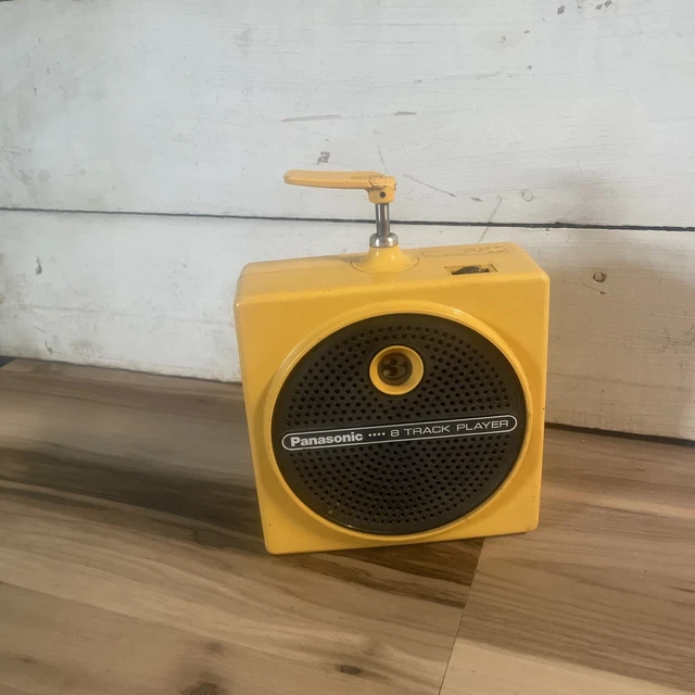 YELLOW PANASONIC 8 Track Player Portable TNT RQ-830S. Parts or repair ...