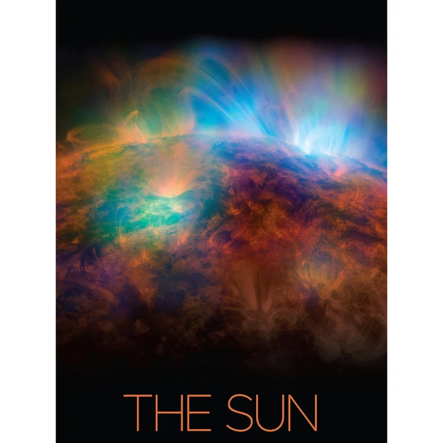 NASA OUR SOLAR System The Sun X Rays Image Canvas Poster Print Picture ...