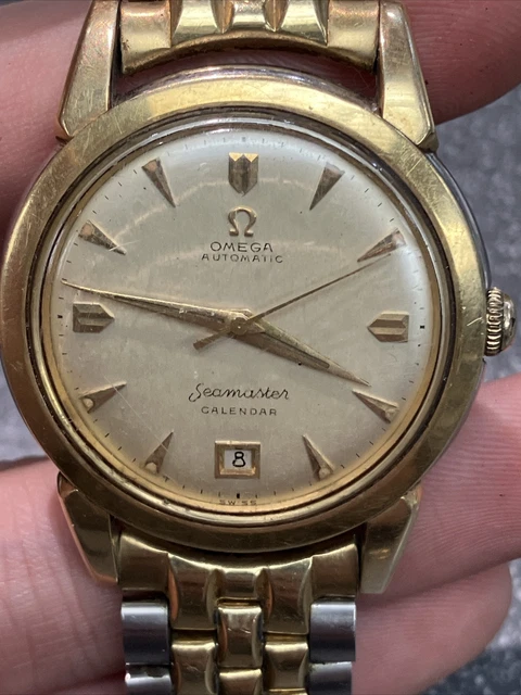 VINTAGE OMEGA SEAMASTER Calendar Automatic Watch Cal 353 2627-5SC Runs ...