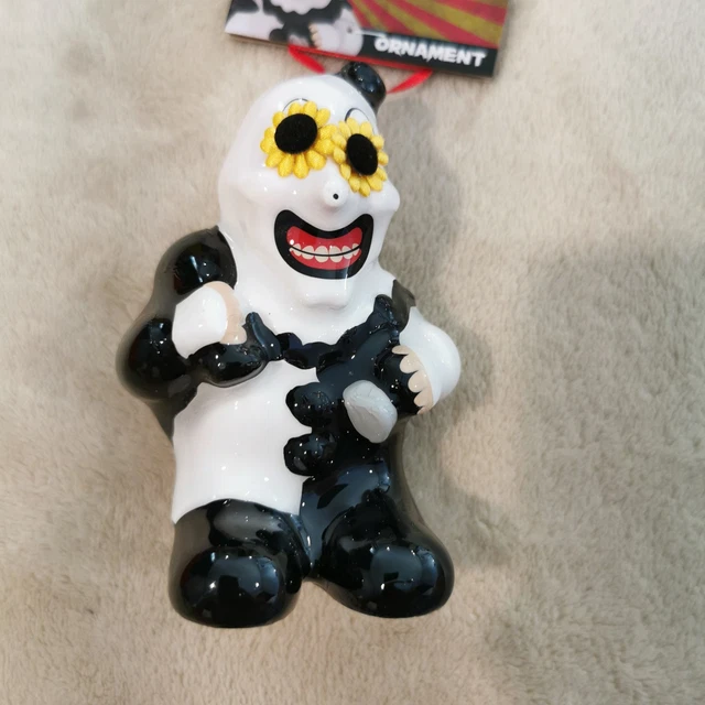 TERRIFIER ART THE clown Damien leone Christmas Tree Ornament surreal ...