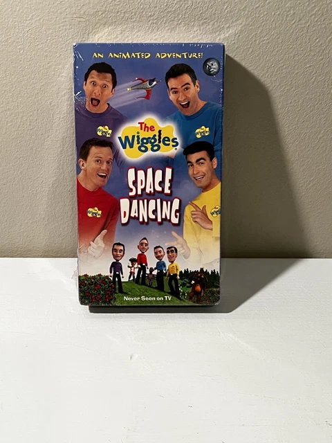 The Wiggles Space Dancing Vhs 2003 Never Seen On Tv Vintage Rare Y2k 9216