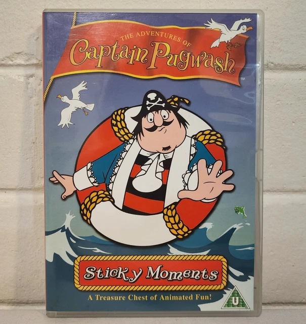 THE ADVENTURES OF Captain Pugwash: Sticky Moments DVD 2005 Region 2 PAL ...