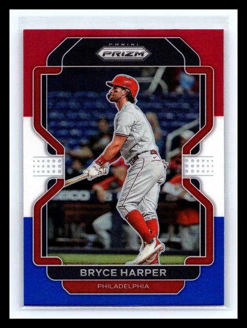2022 PANINI BRYCE Harper Red White Blue Prizm Holo # 6 £0.73 - PicClick UK