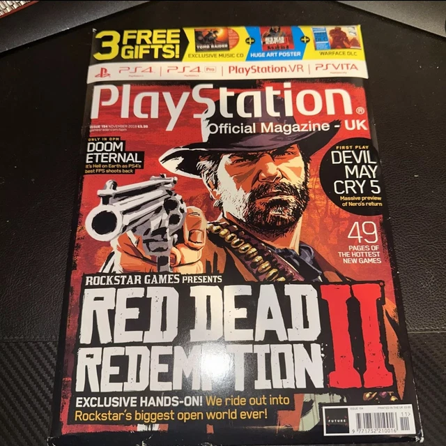 RED DEAD REDEMPTION 2 PlayStation Official Magazine UK 2018 VERY RARE ...