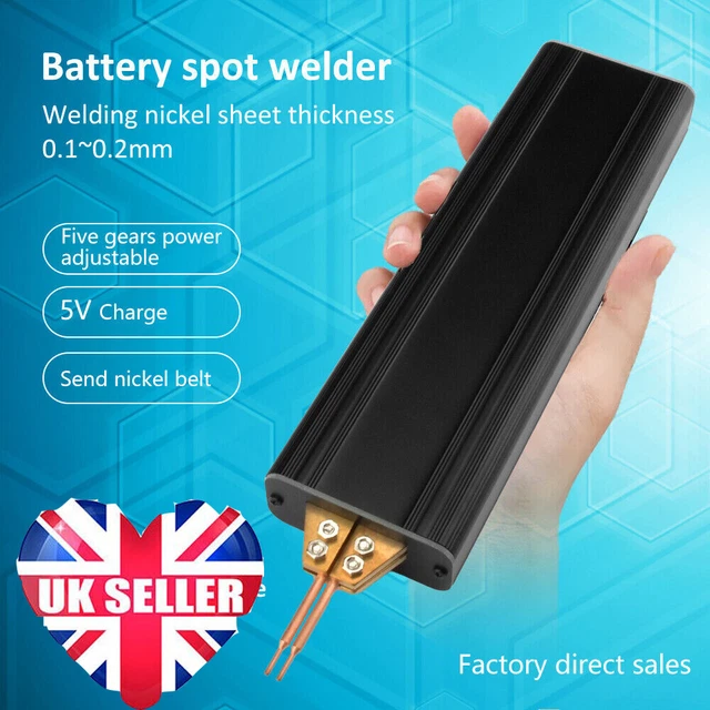 BATTERY WELDING MACHINE Handheld Mini Spot Welder Machine 18650 Battery ...