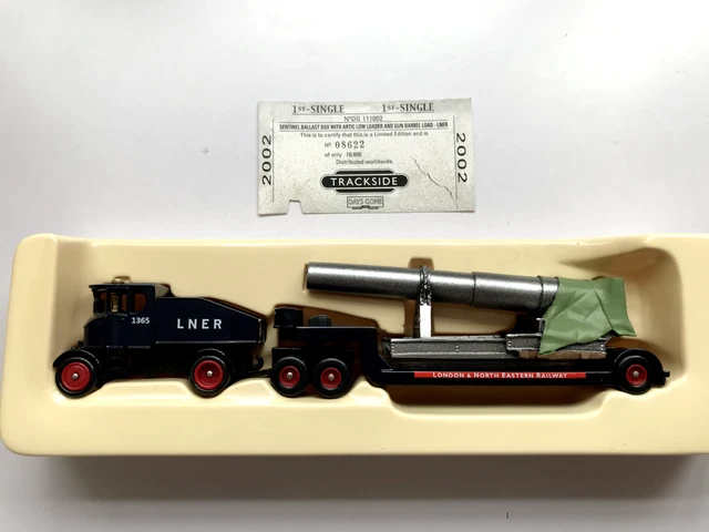 LLEDO TRACKSIDE - Sentinel Ballast Box, Low Loader & Gun Barrell LNER ...
