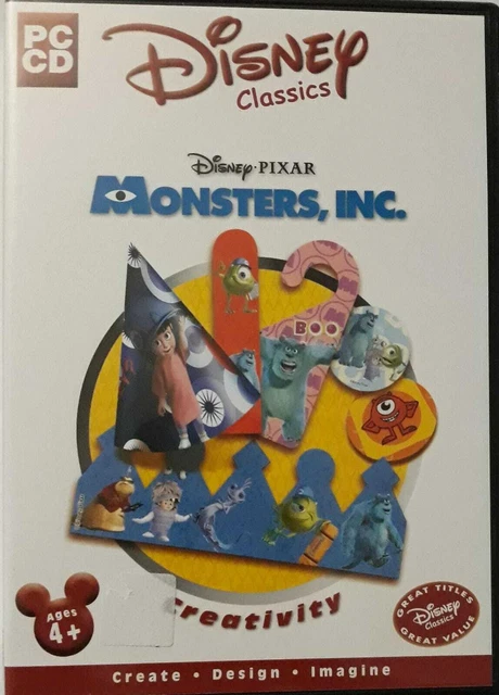 DISNEY'S MONSTERS, INC. Creativity PC CD ROM GAMES EUR 9,75 - PicClick FR