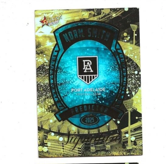 2025 AFL FOOTY Stars Norm Smith Predictor Signature Port Adelaide Npsg ...