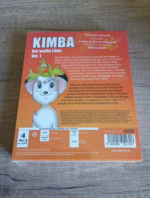 KIMBA, DER WEISSE Löwe - Vol.1 Blu-ray , Anime , Abenteuer, Neu , Ovp ...