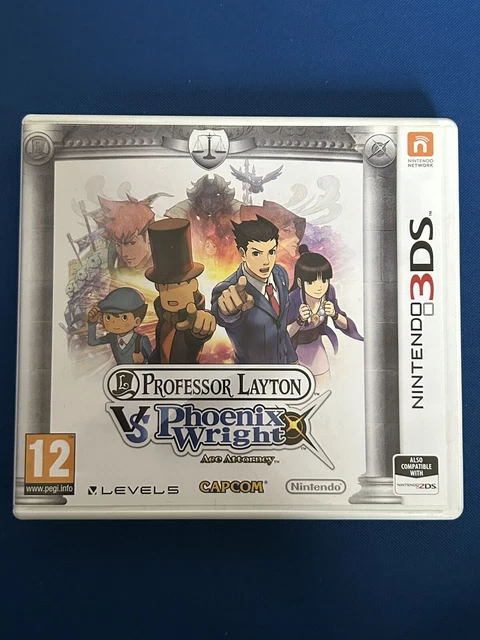 NINTENDO 3DS PROFESSOR Layton Vs Phoenix Wright Ace Attorney £60.00 - PicClick UK