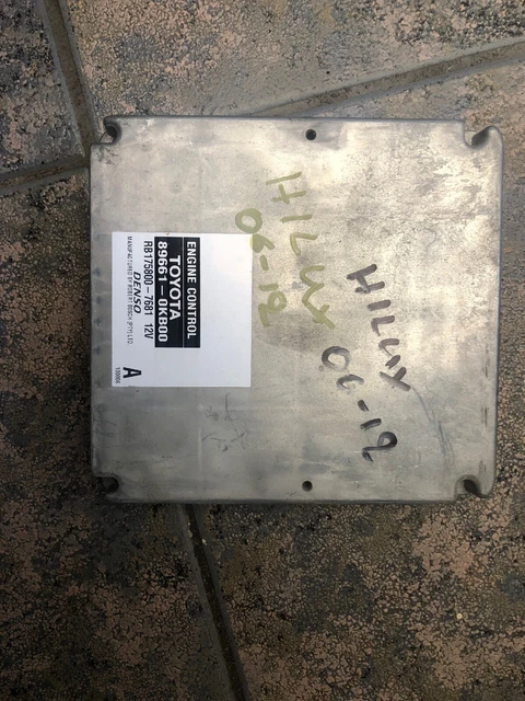 TOYOTA HILUX D4-D 4X4 06-15 ENGINE ECU 89661-0KB00 £290.00 - PicClick UK