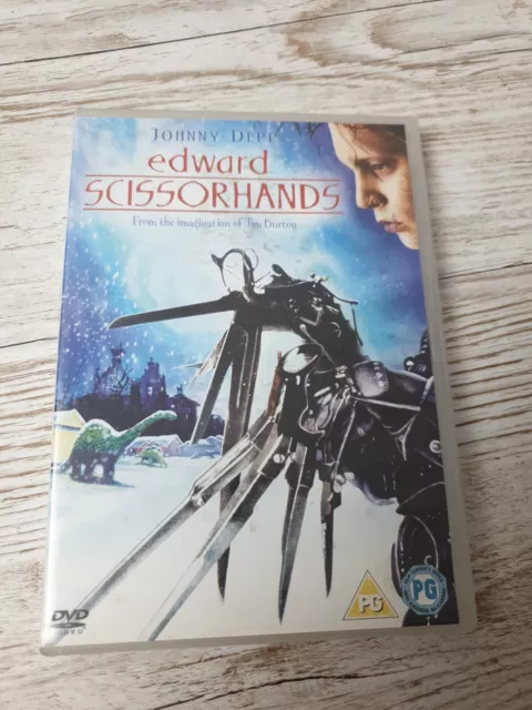 EDWARD SCISSORHANDS DVD (2006) Fantasy Romance Movie Tim Burton Johnny ...