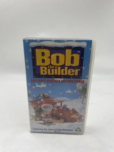 BOB THE BUILDER Bob's White Christmas VHS Video Tape Kids 1998 PAL £9. ...
