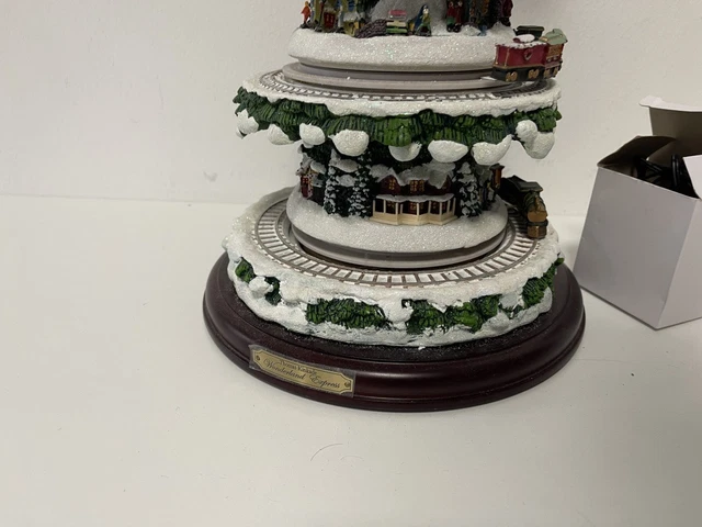 BOÎTE À MUSIQUE de collection Thomas Kinkade Wonderland Express 46 cm ...