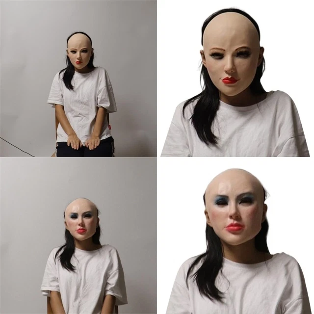 WOMEN-DISGUISE HEADGEAR FOR Transvestite Costume Halloween Cosplay ...