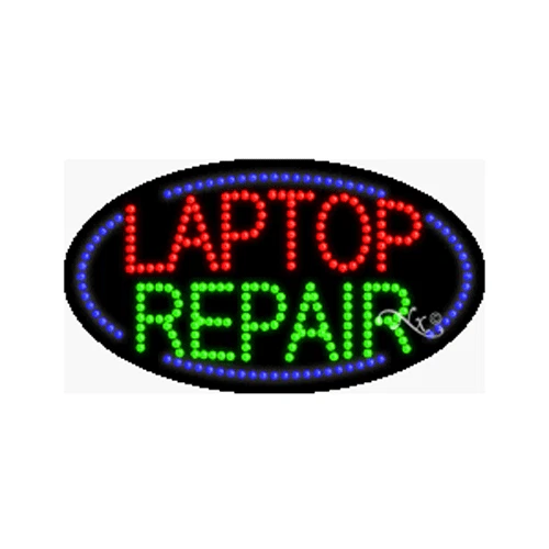 LED NEON SIGN Laptop Repair 27"L x 15"H #24236 $75.00 - PicClick