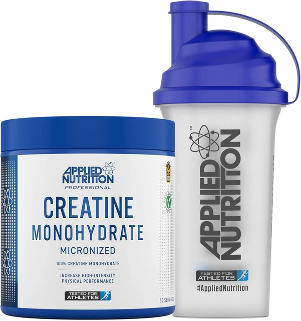 APPLIED NUTRITION CREATINE + 700Ml Shaker | Creatine Monohydrate ...