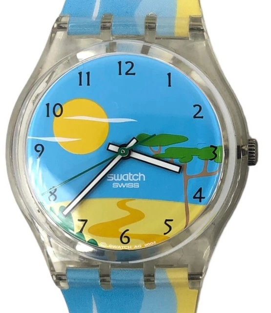 MONTRE À BRACELET Swatch Gents Et Dames Safari Plage GE165 2005 EUR 84 ...