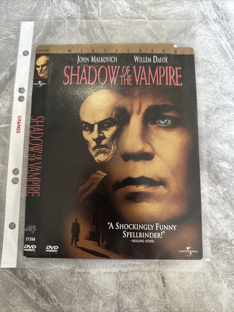 SHADOW OF THE Vampire (DVD, 2001, Widescreen) John Malkovich Willem ...