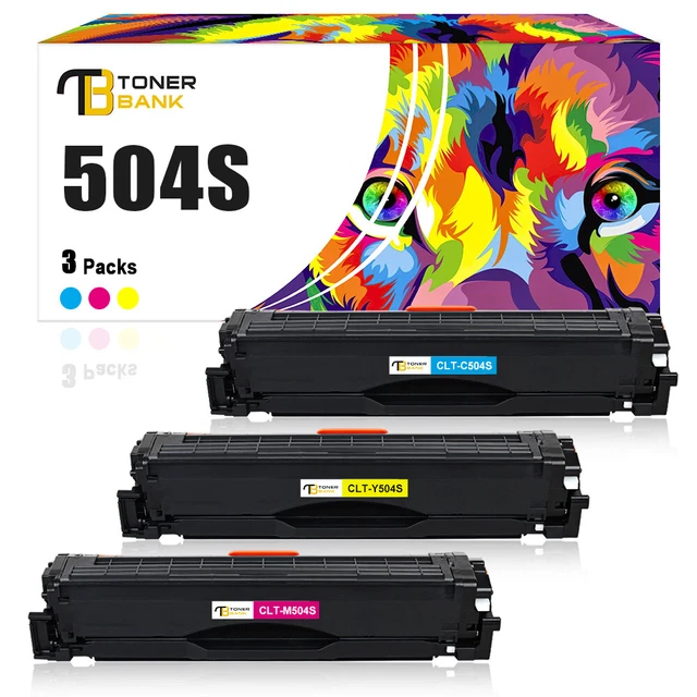 3ER FÜR SAMSUNG CLT-504S CLX-4195-N CLX-4195-FN CLX-4195-FW CLP-415-NW ...