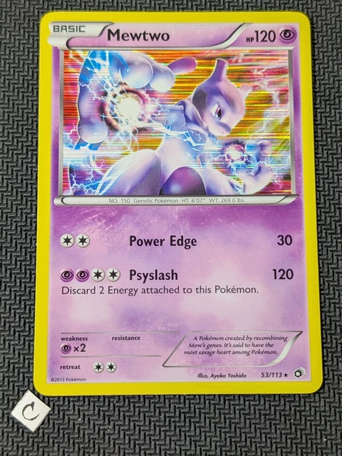 MEWTWO 53/113 - Legendary Treasures Holo Rare Pokemon TCG NM $23.97 ...