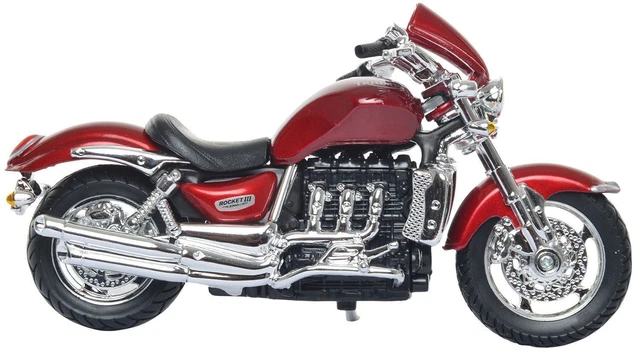 MAQUETTE MOTO ROUGE Bburago Triumph Rocket III échelle 1/18 EUR 29,63 - PicClick FR