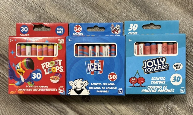 JOLLY RANCHER ICEE & Froot Loops Scented Crayons 24 Count Each New ...