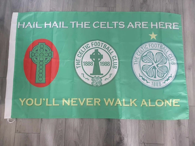 CELTIC FLAG 5' x 3' Official Glasgow Celtic FC Scotland Scottish ...
