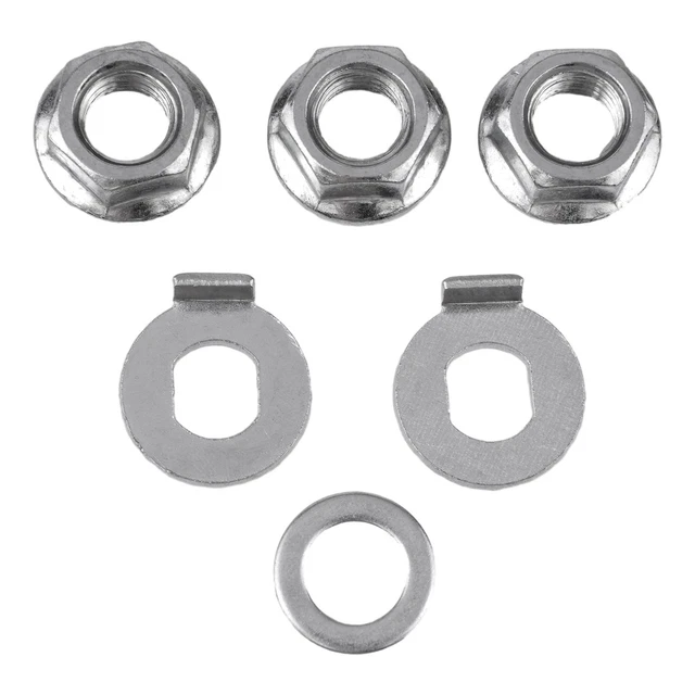 12MM HUB MOTOR Nuts with Safety Washer for Ebike Front and Rear Motor ...