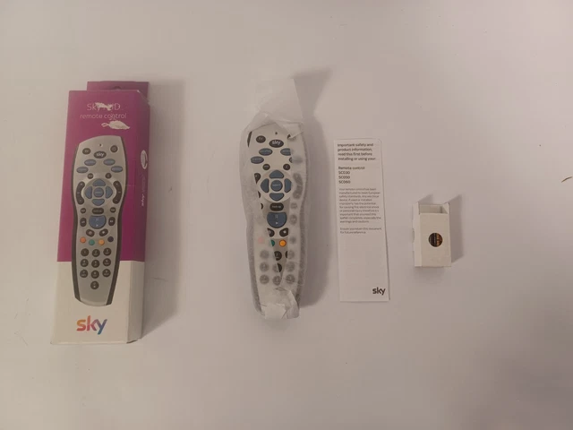 SKY REMOTE CONTROL for Sky+ HD In Original Box Open But Unused D12 O125 ...