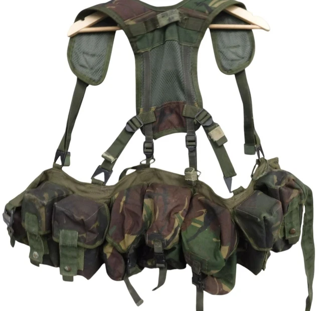 BRITISH ARMY WEBBING Customised Sewn On Pouches PLCE DPM Para Airborne ...