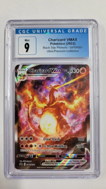 CHARIZARD VMAX (SWSH261) [Black Star Promo] - Graded Grade: CGC 9 $45. ...