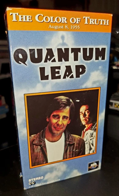 QUANTUM LEAP VHS THE COLOR OF TRUTH civil rights episode Scott Bakula £ ...
