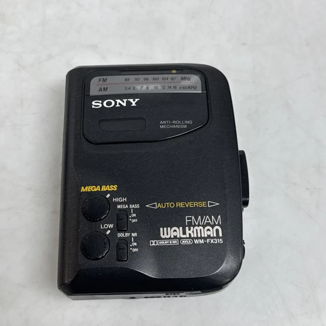 VINTAGE WALKMAN SONY Wm-Fx315 Mega Bass,Auto Reverse £39.99 - PicClick UK