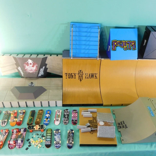 TECH DECK FINGERBOARD Skate Park Ramps Stairs Boards Etc Lot EUR 37,98 ...