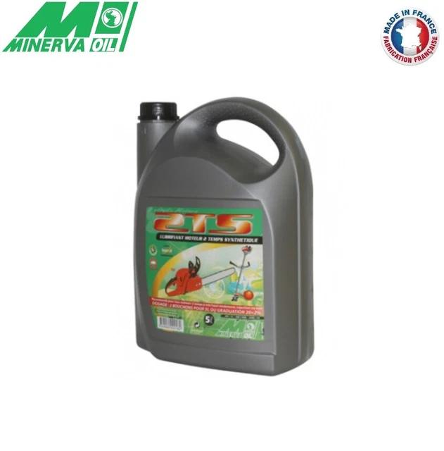 HUILE MOTEUR 2 temps minerva motoculture 2ts synthese (5l) (100% france ...
