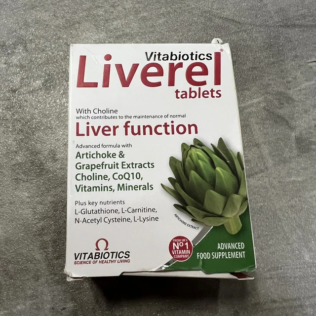 VITABIOTICS - LIVEREL 60 Tablets Maintain Liver Function - £12.89 ...