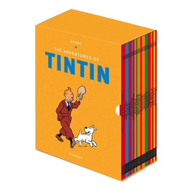 TINTIN COMPLETE 23 Books Collection Set The Adventures by Herge £79.99 ...