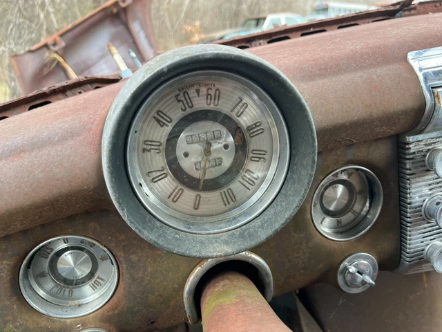 1949 BUICK SUPER, Special, Roadmaster Speedometer Assembly Bezel ...