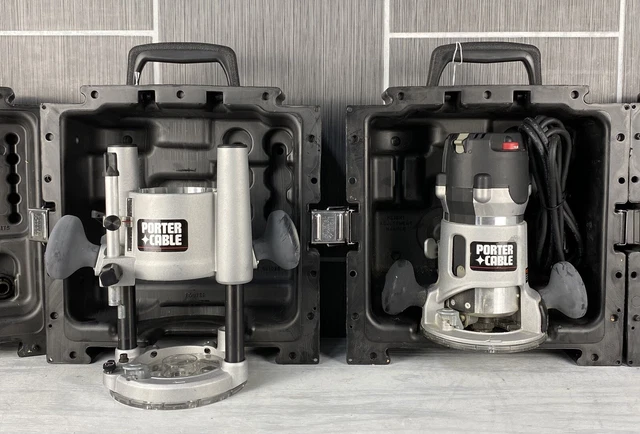 PORTER CABLE MODEL 890 Heavy Duty Corded Router 8902 Motor with Base ...