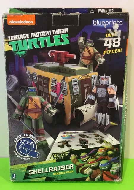 TEENAGE MUTANT NINJA Turtles 48 Piece Shellraiser Blueprint Pack $8.00 ...