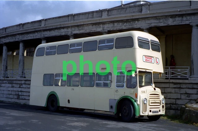 BLACKPOOL TRANSPORT LEYLAND Pd3 Training Bus 516 Middle Walk 1990X ...