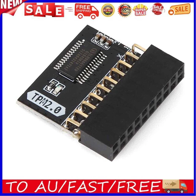TPM 2.0 ENCRYPTION Security Module 20 Pin Motherboard Card 4 GB for ...
